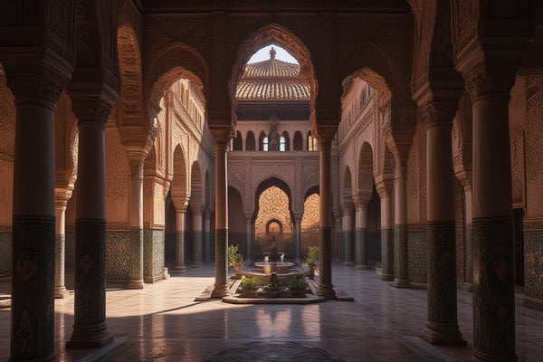 Alhambra palace in Granada | image created by miramura101 | Tensor.Art