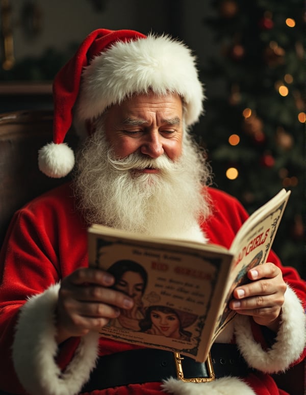 Santa doing some prep work. 8 | image created by M_Fournier | Tensor.Art