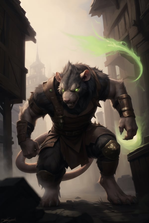 dominant male, rat, skaven, ta | image created by shohei | Tensor.Art