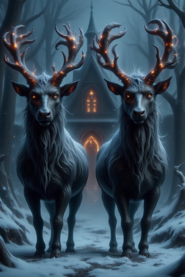 Krampusdeer. The infamous Kram | image created by LYZan9998 | Tensor.Art