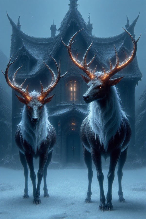 Krampusdeer. The infamous Kram | image created by LYZan9998 | Tensor.Art