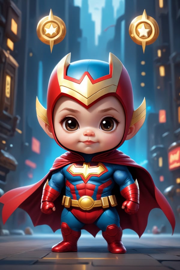 Cute adorable super hero baby | image created by Hex4 | Tensor.Art