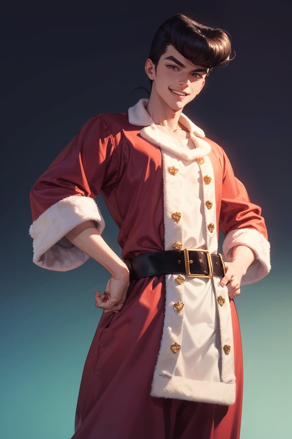 Xmas Josuke | image created by OrangePunk | Tensor.Art
