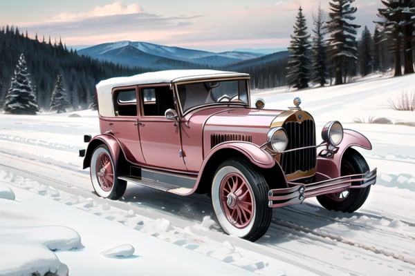 vintage rose pink 1920 Packard | image created by Wiseoldhobbit425 ...