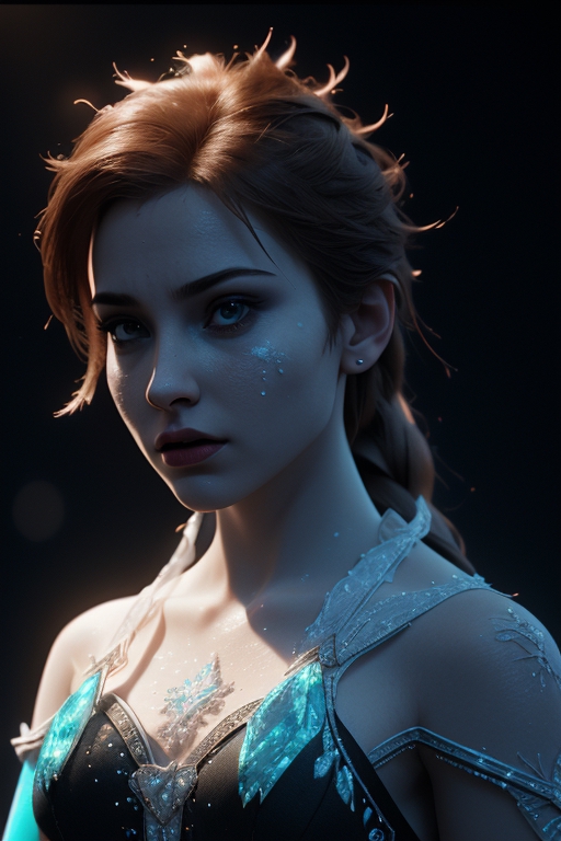 Frozen, ((Anna)), Disney, 3d, | image created by Svetlana Lisova ...