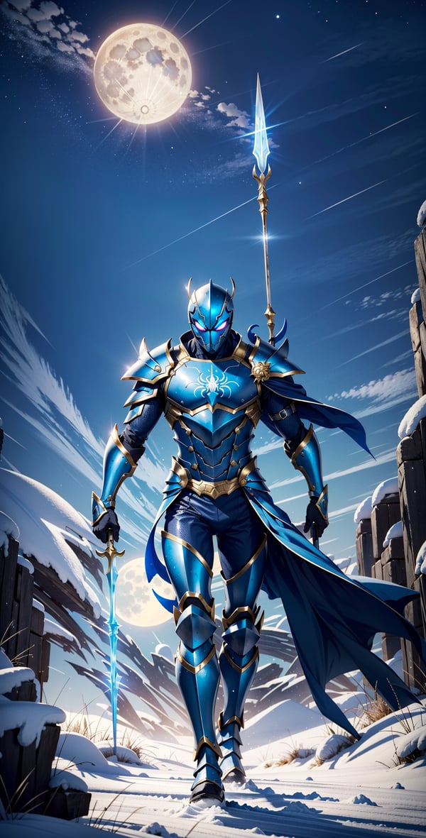 Ice ️ blue knight | image created by Agone | Tensor.Art