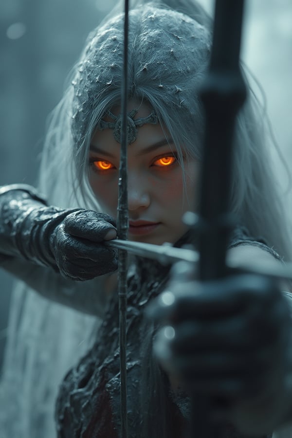 A phantom archer | image created by Seneka | Tensor.Art