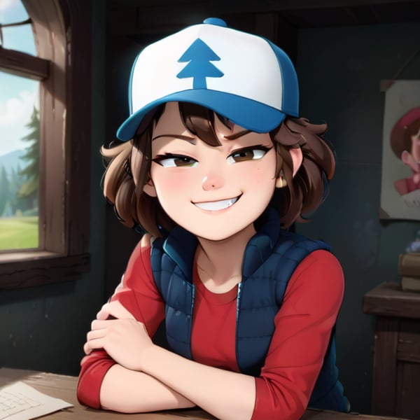 Dipper Pines - Gravity Falls | image created by gisa | Tensor.Art