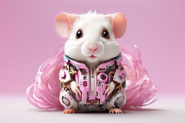 Cyberpunk Hamster | image created by Winnie show | Tensor.Art