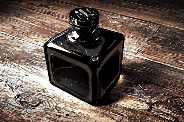 inkblot from a fallen ink bott | image created by Yak Fu | Tensor.Art