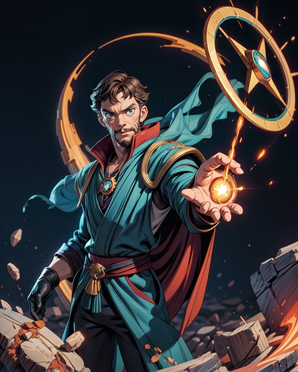 Doctor Strange in Studio Ghibl | image created by LazTheOne | Tensor.Art