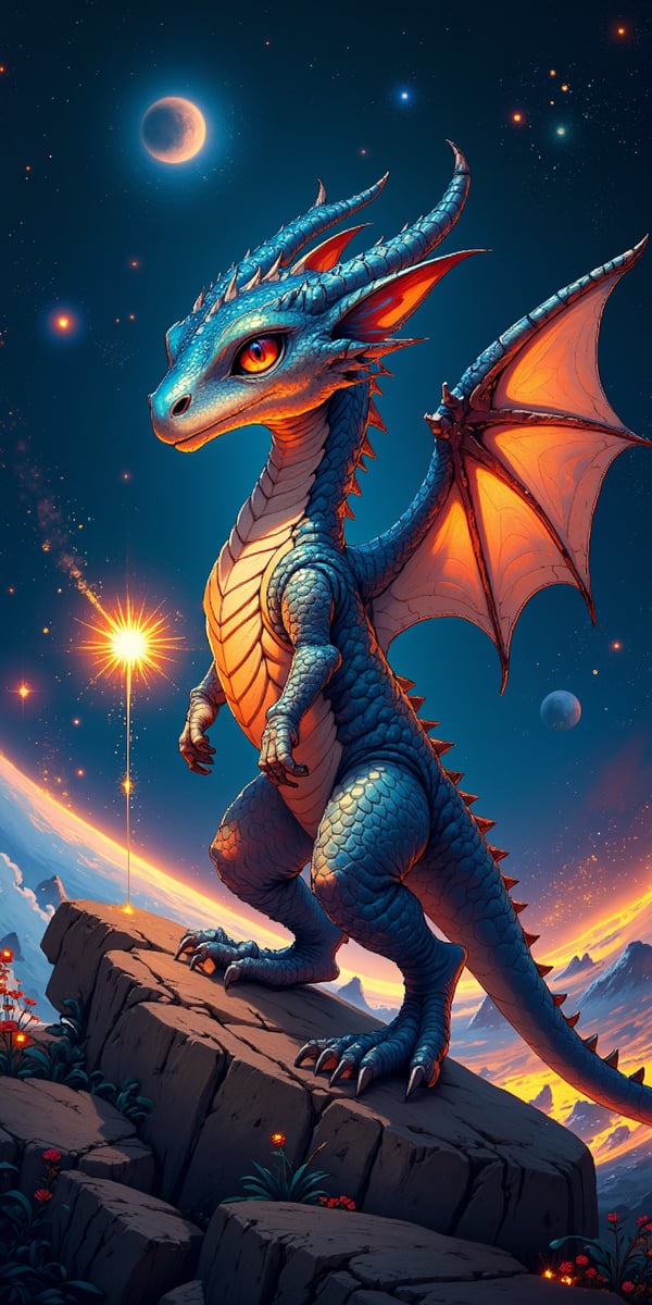 Galactic Guardian A baby drago | image created by Caption Master ...