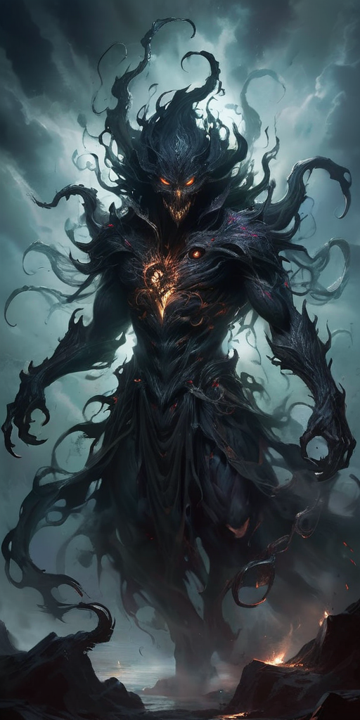 Nightmare Shadow Demon A horri | image created by Caption Master ...