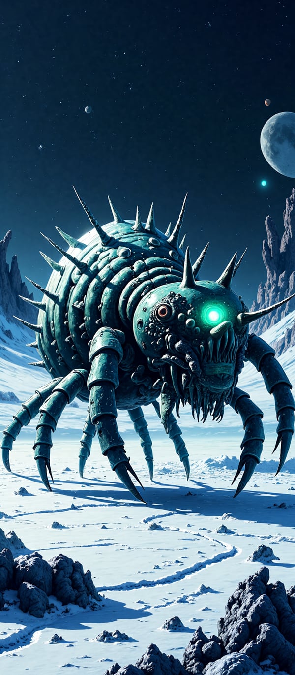 An enormous alien beast prowls | image created by Caption Master ...