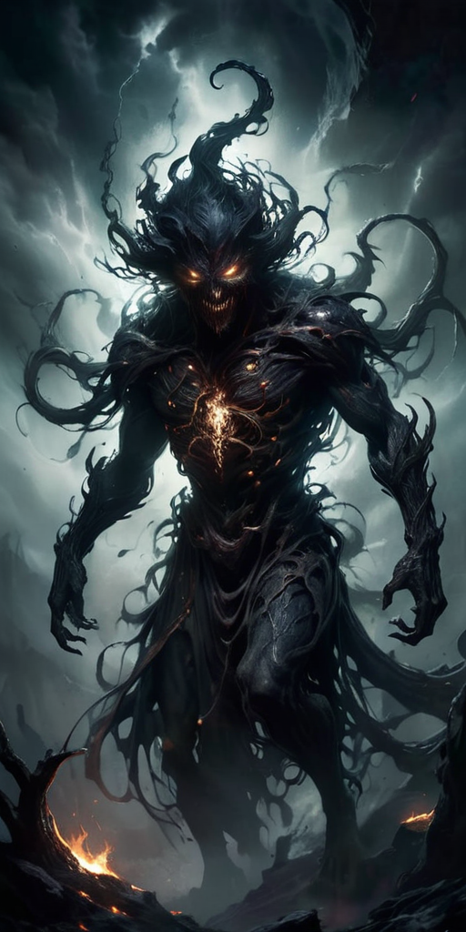Nightmare Shadow Demon A horri | image created by Caption Master ...