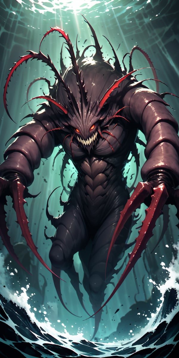 A creature from the abyss, a n | image created by Caption Master ...