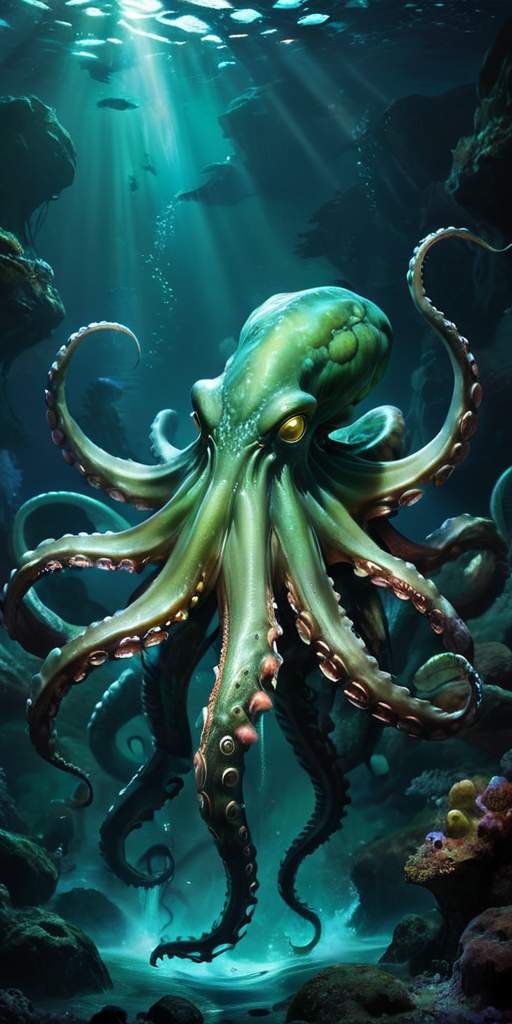 Abyssal Monstrosity A creature | image created by Caption Master ...