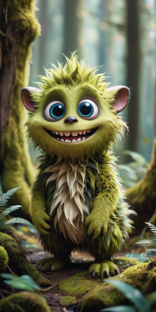 An adorable monster with a bod | image created by Caption Master ...