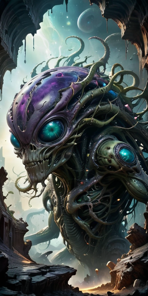 Cosmic Abomination A bloated, | image created by Caption Master ...