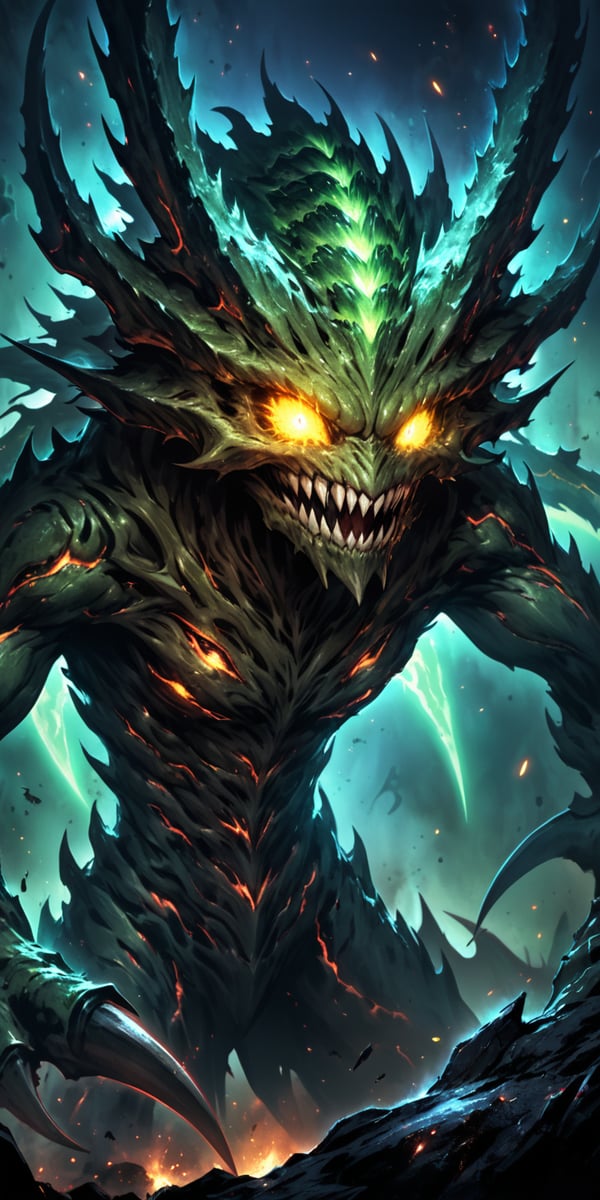 Alien Monster with Glowing Eye | image created by Caption Master ...