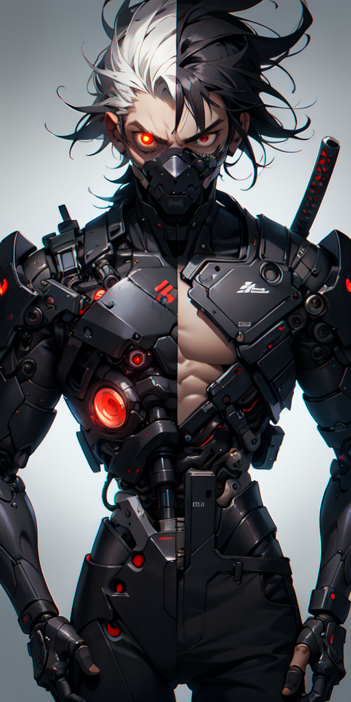 future_cyborg, samurai, observ | image created by Tortaderesistol ...