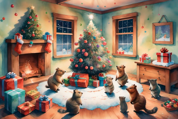 Gifts just come so easy: A cut | image created by designart | Tensor.Art