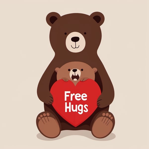FREE HUGS | image created by Clumsy_Trainer | Tensor.Art