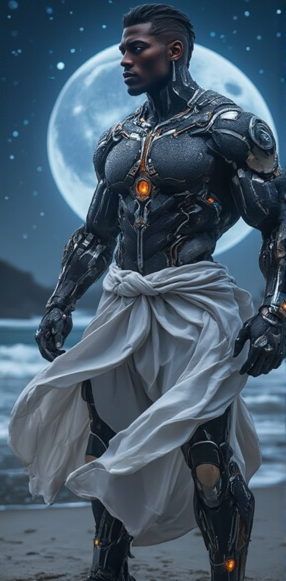 Shadow X Cyborg | image created by Official SketchZa | Tensor.Art