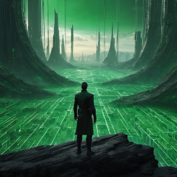Welcome To Matrix World | image created by Azwar Black Mask | Tensor.Art