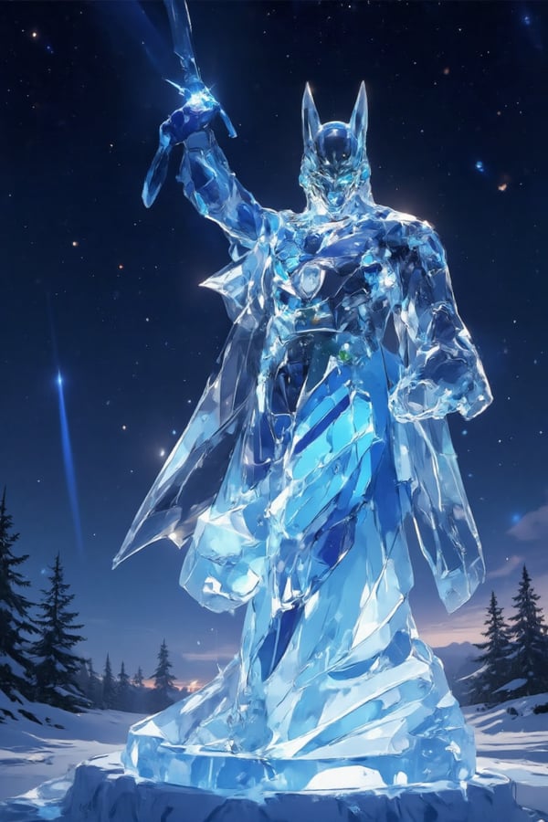 Daily theme: Ice Sculpture | image created by Chicken | Tensor.Art