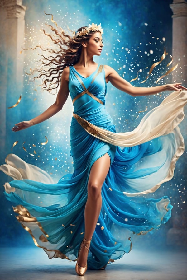 a beautiful Greek goddess of d | image created by Alphana | Tensor.Art