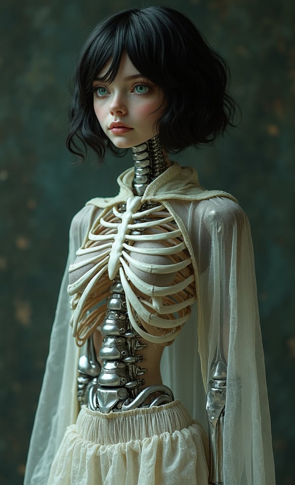 skeleton girl | image created by Takatsu | Tensor.Art