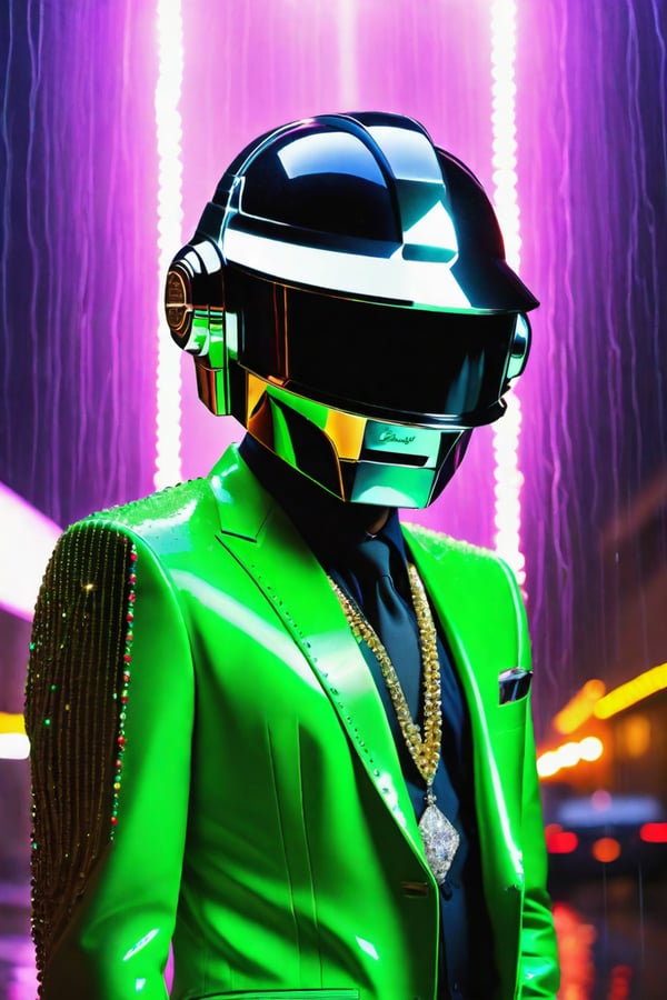 In The Style Of Daft Punk, A | image created by AIDreamWeaver | Tensor.Art