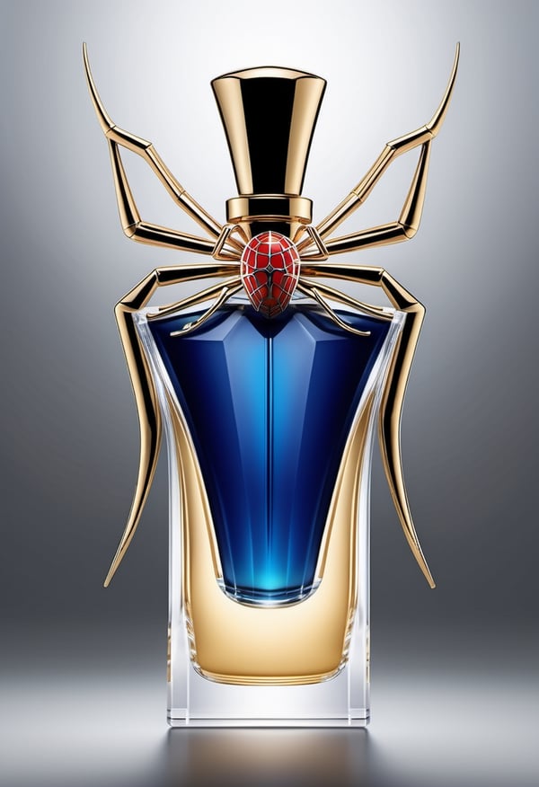 Spiderman perfume collection | image created by shahan_ai | Tensor.Art
