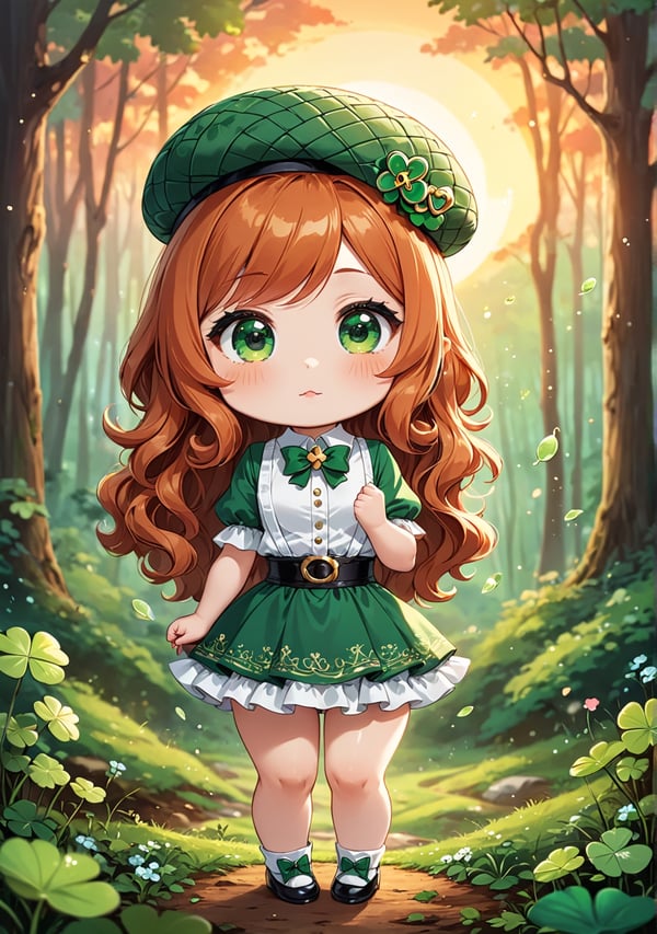 More chibi girl in the forest | image created by Max AI | Tensor.Art