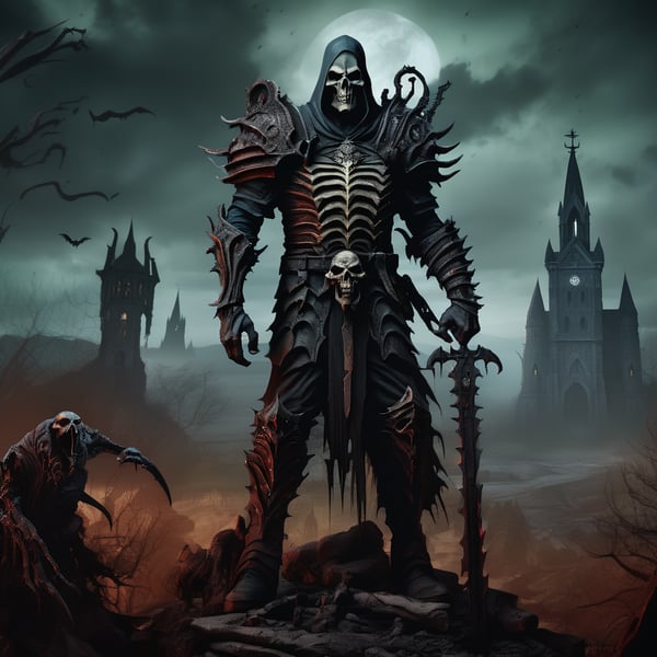Alaxon'ald, Horror art style, | image created by Wild Rabbit | Tensor.Art