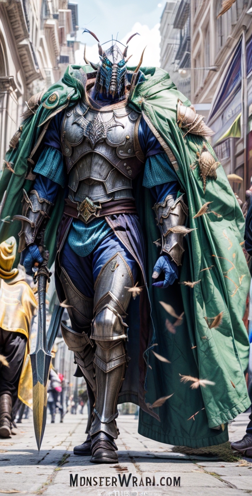 grasshopper armor full suit an | image created by caspersuyuki | Tensor.Art