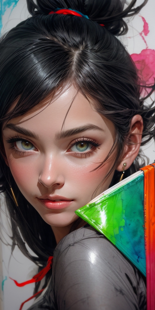 beautiful woman anime real sty | image created by digitalcreator ...