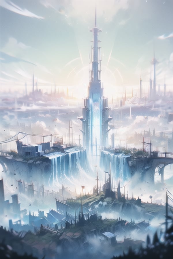 Futuristic City : Samudra | image created by Rotten Epidemi | Tensor.Art