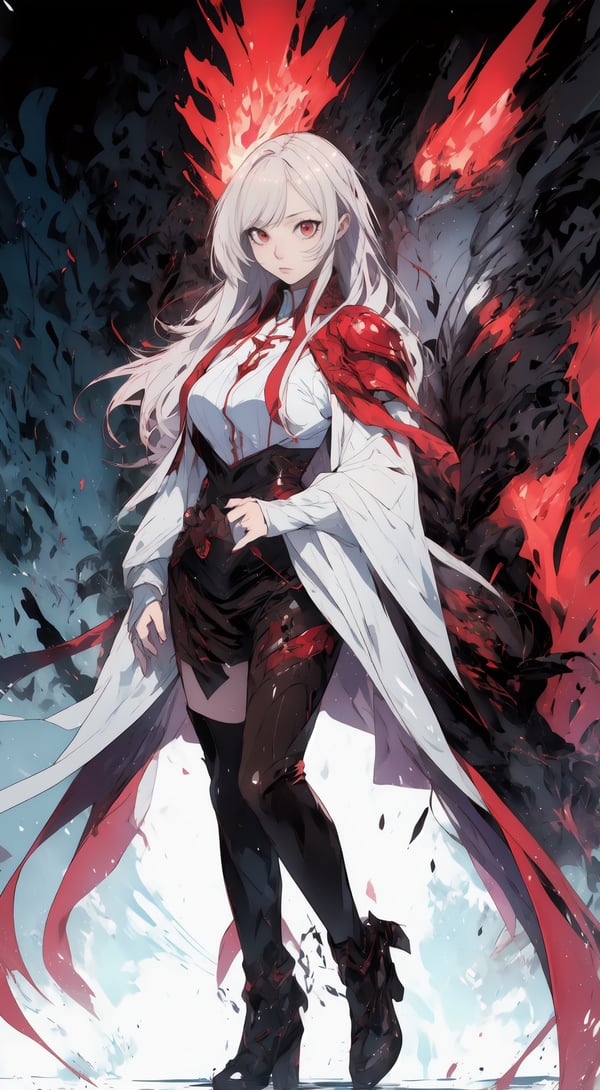 A holy knight, glowing red eye | image created by KaioKenBlu_02 ...