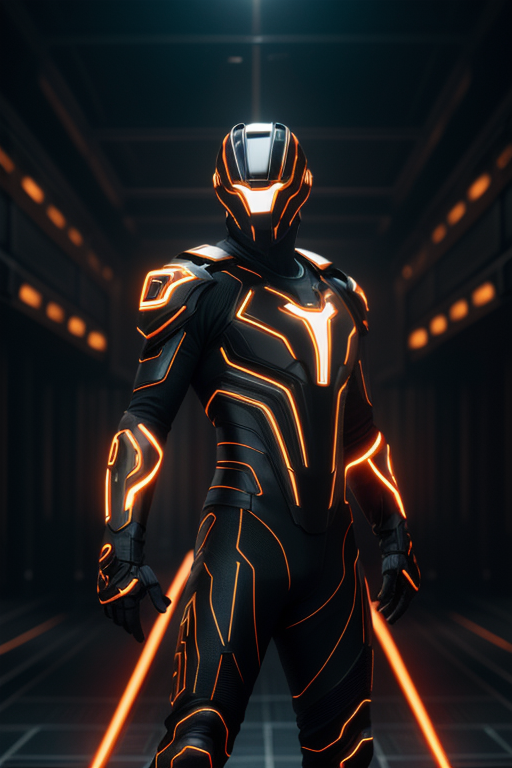 Rinzler - Tron Legacy #3 | image created by Mirage | Tensor.Art