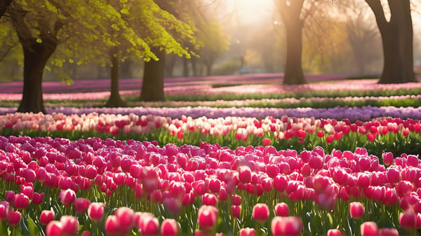 April landscapes evoke the awa | image created by JiroJohn558192 ...