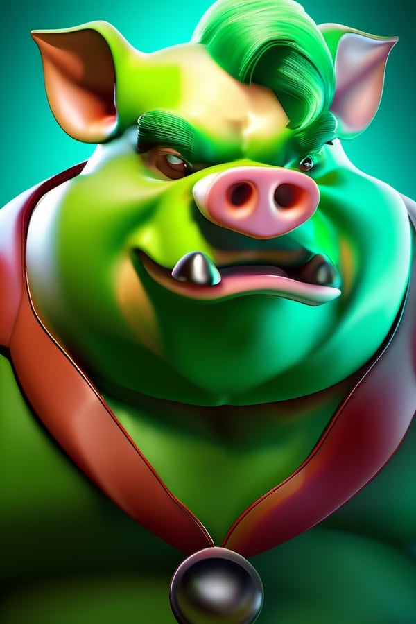 cancel pig | image created by Crastana | Tensor.Art