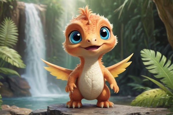 An adorable and fluffy baby di | image created by devanestefani ...