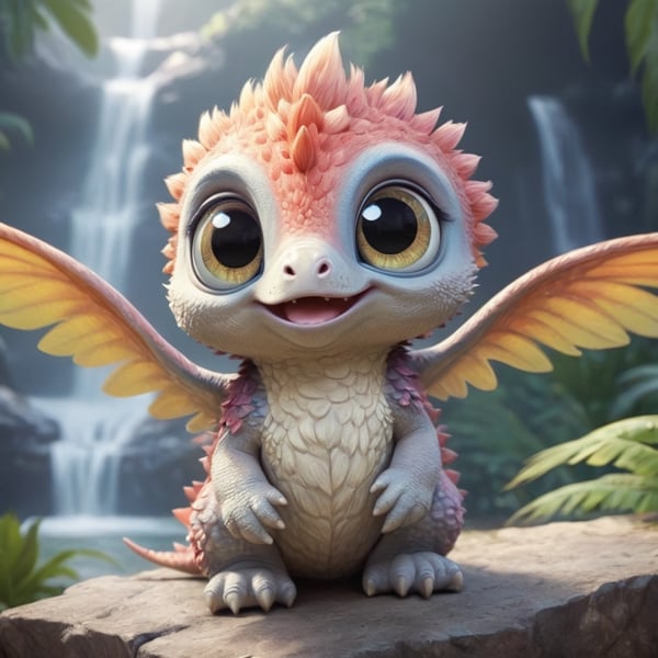 An adorable and fluffy baby di | image created by devanestefani ...
