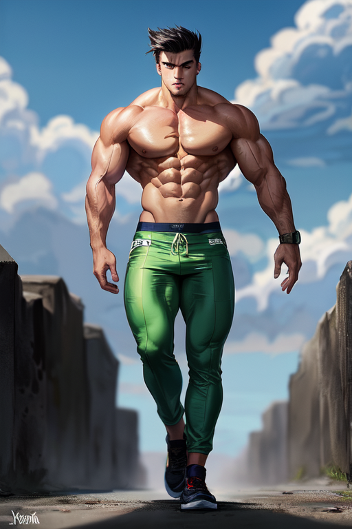 ZYZZ as an ANIME HERO | Hardst | image created by deco | Tensor.Art