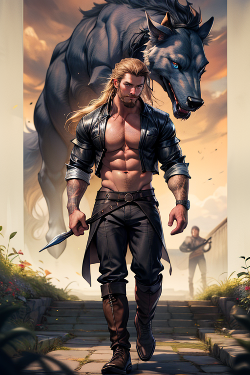 Leopard Guy | image created by Enilos | Tensor.Art