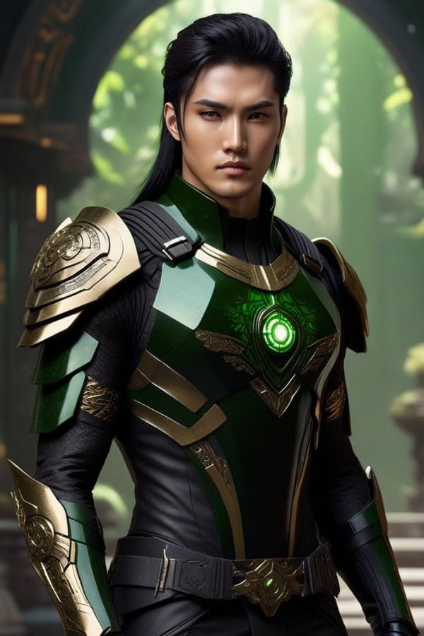 The Jade General. | image created by Mattalayoh | Tensor.Art