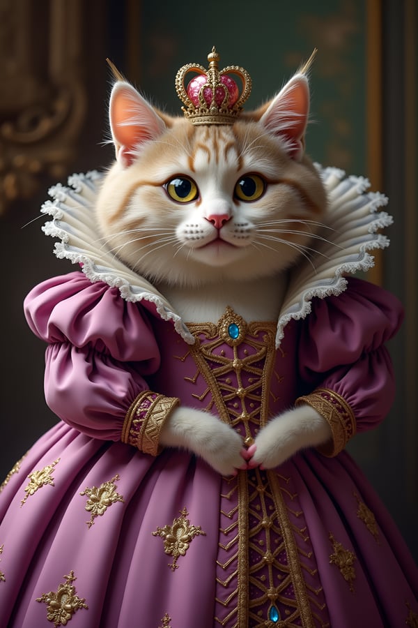 cat queen | image created by レオナルドくま | Tensor.Art