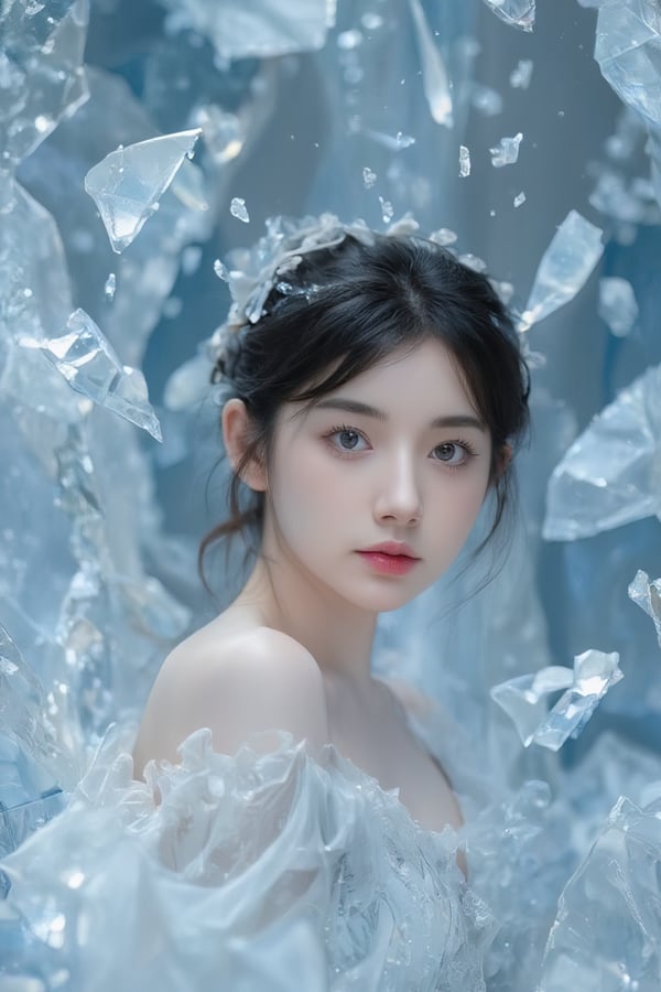 Crystal girl | image created by RAYKER | Tensor.Art